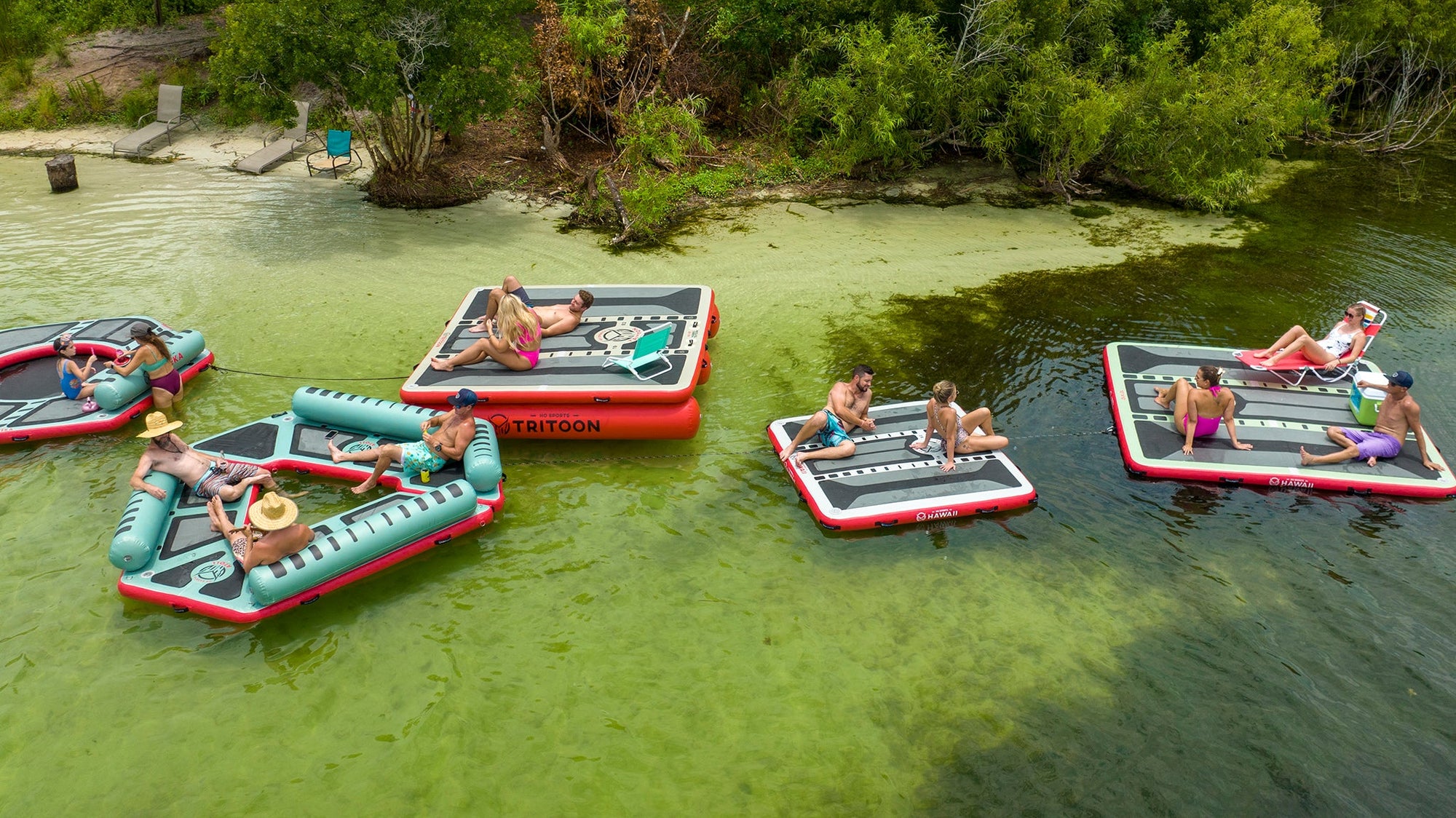 Inflatable Docks | Durable Inflatable Swim Docks